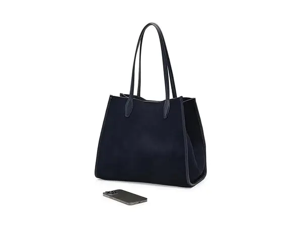 Madewell The Lexington Suede Tote - Multi