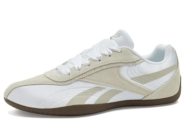 REEBOK Ultra Lo Satin And Suede Lace-up Sneakers - Beige