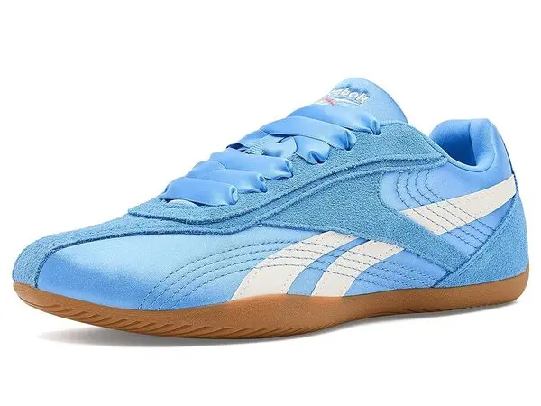 REEBOK Ultra Lo Satin And Suede Lace-up Sneakers - Blue