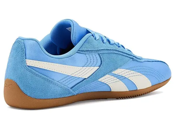 REEBOK Ultra Lo Satin And Suede Lace-up Sneakers - Blue