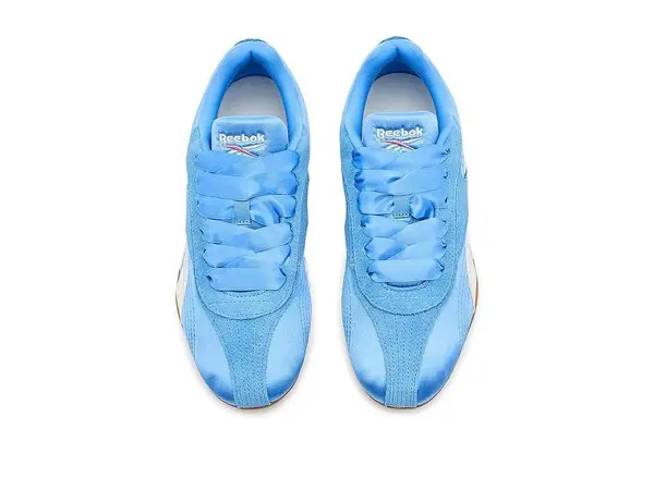 REEBOK Ultra Lo Satin And Suede Lace-up Sneakers - Blue