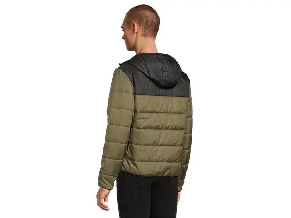Lacoste Water-repellent Quilted Hooded Jacket