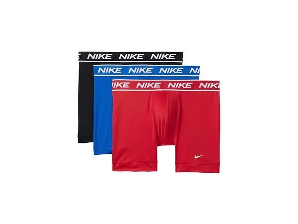 Nike All Day Micro Boxer Brief 3-pack Underwear W/volt Wb/cool Grey Wb/uni Red Wb - Multi