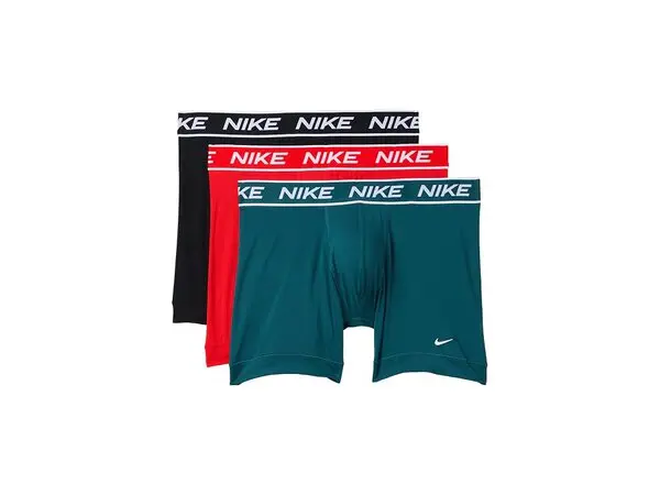 Nike All Day Micro Boxer Brief 3-pack Underwear W/volt Wb/cool Grey Wb/uni Red Wb - Multi
