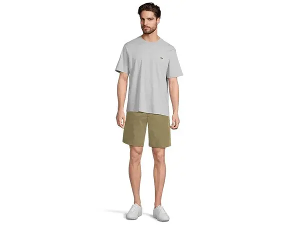Lacoste Cotton T-shirt T Shirt Silver Chine