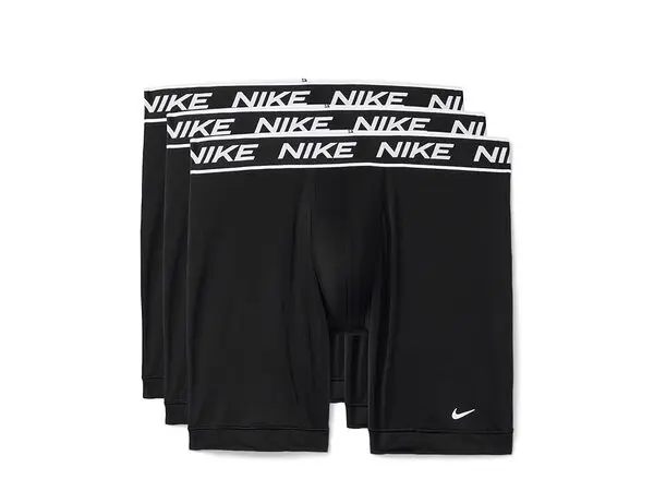 Nike All Day Micro Long Leg Boxer Brief 3-pack Underwear - Black