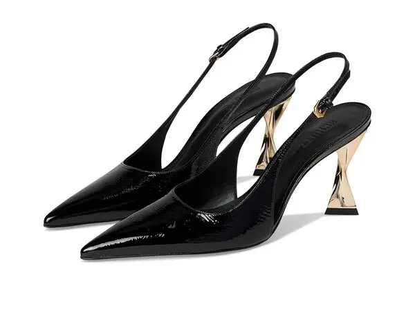 Schutz Elisha Pump With Stiletto Heel - Black
