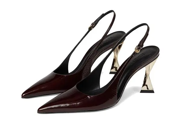 Schutz Elisha Pump With Stiletto Heel - Brown