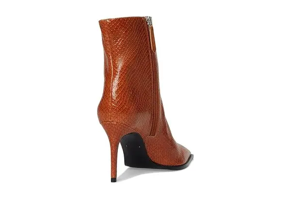 Schutz Mary Snakeskin Stiletto Ankle Boots