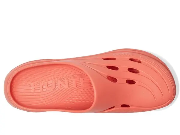 Hunter Geena Slip-on Sandals With Perforated Upper