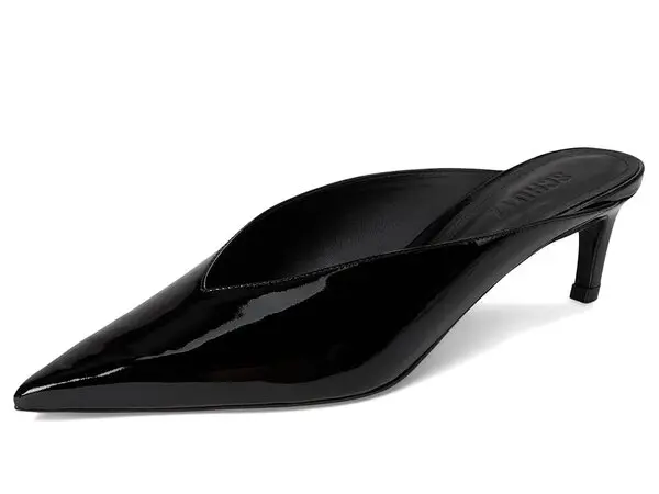 Schutz Loren Mid Patent Leather Stiletto Pumps
