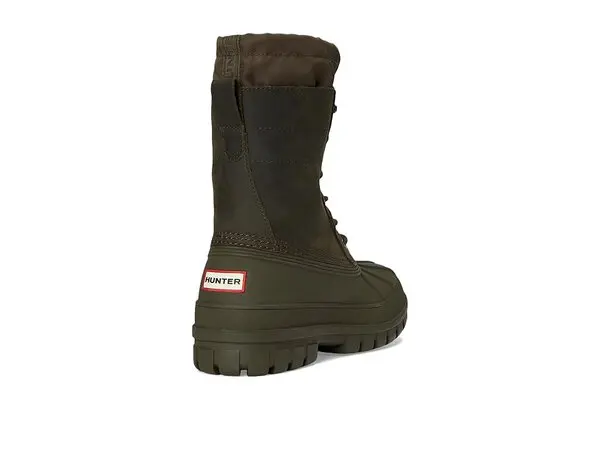 Hunter Skylar Leather Boots - Green