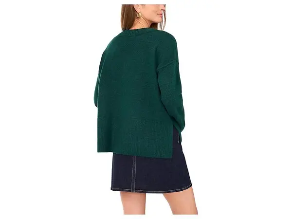 Vince Camuto Wide Sleeve High-low V-neck Sweater