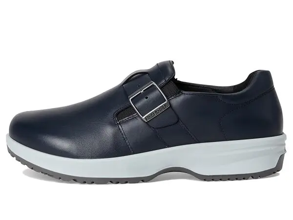 BIRKENSTOCK Caris Pro Leather Slip-on Shoes - Navy