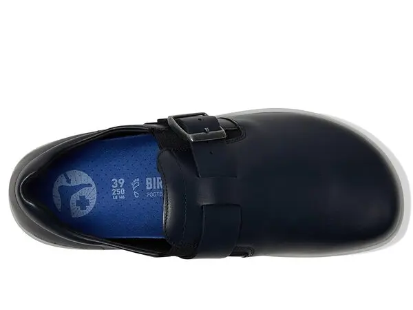 BIRKENSTOCK Caris Pro Leather Slip-on Shoes - Navy