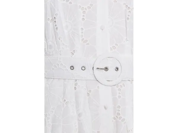 Vince Camuto Collared Sleeveless Embroidered Maxi Dress