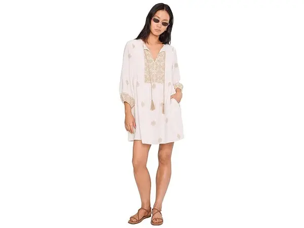 Vince Camuto Embroidered Mini Dress