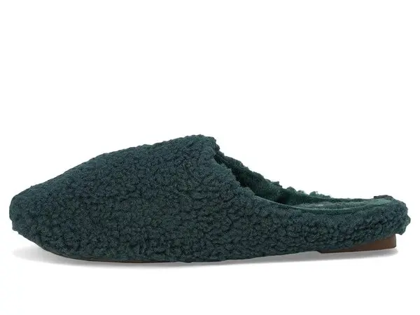 Eberjey Sherpa Slip-on Slippers - Green