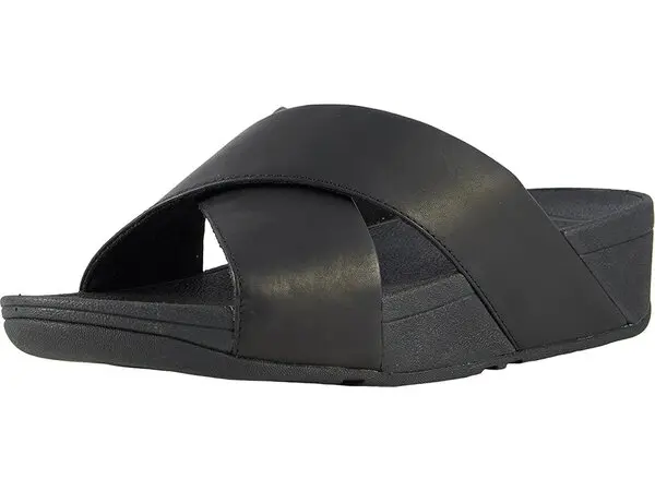 Fitflop Lulu Cross Slide Leather Sandals