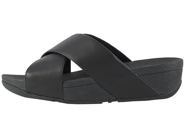Fitflop Lulu Cross Slide Leather Sandals