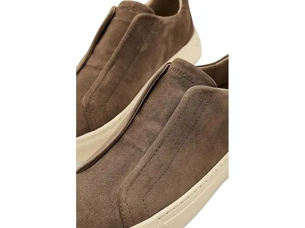 Vince Lakewood Slip-on Leather Sneakers - Brown