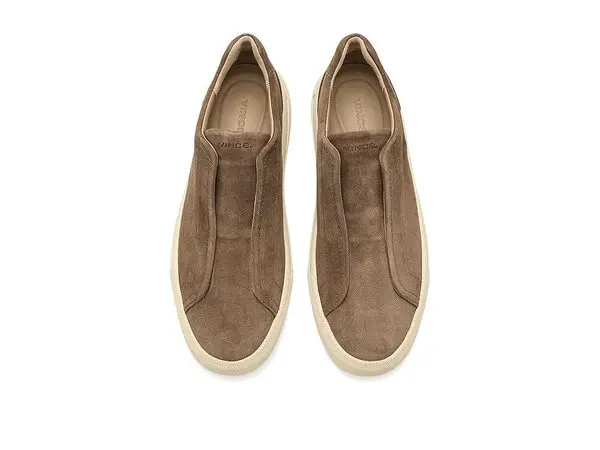 Vince Lakewood Slip-on Leather Sneakers - Brown