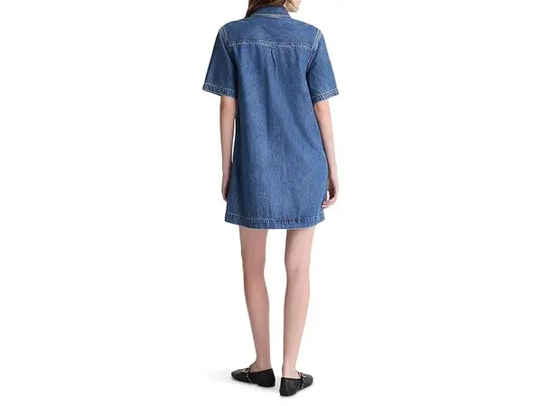 Madewell Airy Denim Boxy Mini Shirtdress