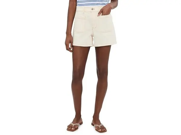 Madewell The Emmy Denim Short - Beige