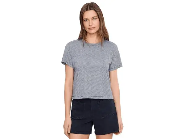 Madewell Bella Slub Tee Striped Cotton T-shirt
