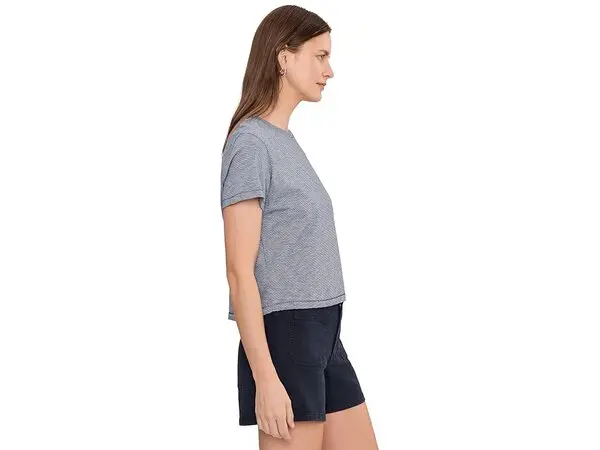 Madewell Bella Slub Tee Striped Cotton T-shirt
