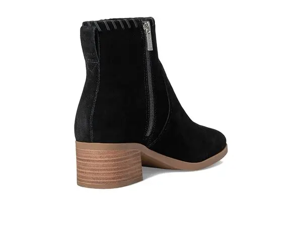 Toms Delilah Suede Ankle Boots - Black