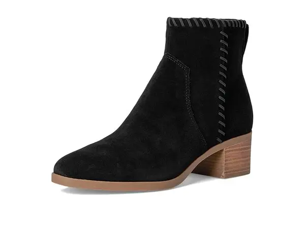 Toms Delilah Suede Ankle Boots - Black