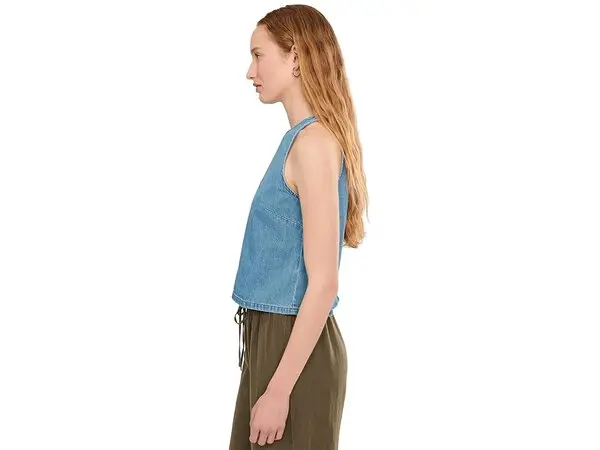 Madewell Airy Denim Halter Top