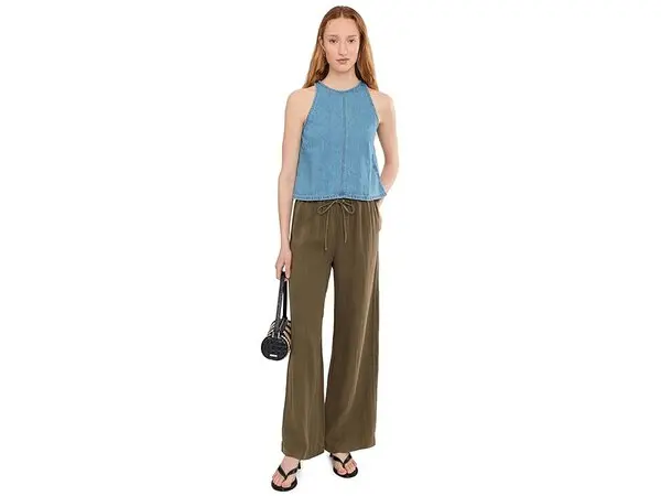 Madewell Airy Denim Halter Top