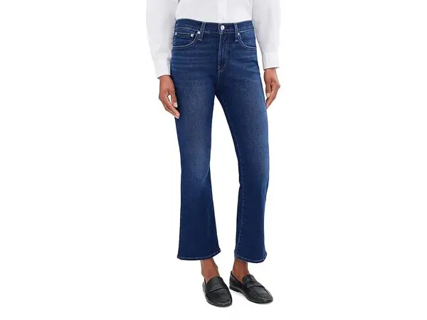 Madewell Stretch Flare Crop Jean Osgoode Wash