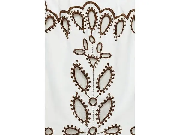 Madewell Embroidered Sleeveless Bubble Top In Poplin