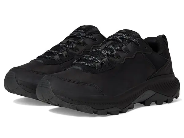 Merrell Speed Strike 2 Leather Athletic Shoes - Black