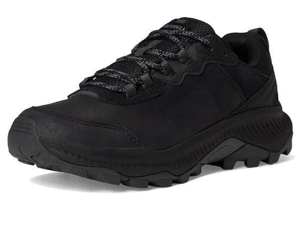 Merrell Speed Strike 2 Leather Athletic Shoes - Black