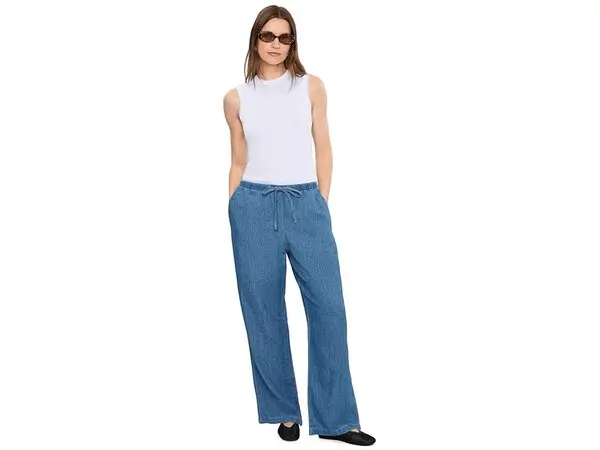 Madewell Wide Leg Denim Pull-on Pants Irving Wash
