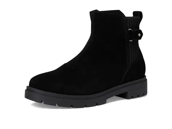 Toms Astrid Suede Lug Sole Boots - Black