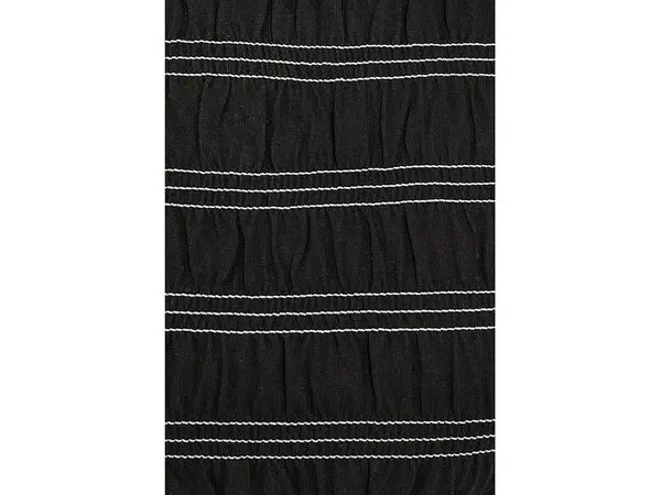 Madewell Smocked Striped Short-sleeve Top