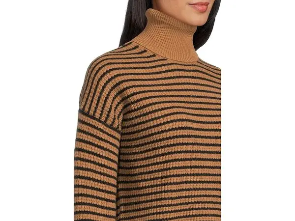 Madewell Wool Waffle Stripe Crew Neck Sweater