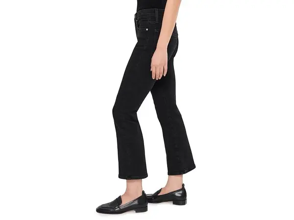 Madewell The Stretch Flare Crop Jean - Black
