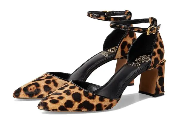Vince Camuto Hendriy Ankle Strap Pump With Block Heel