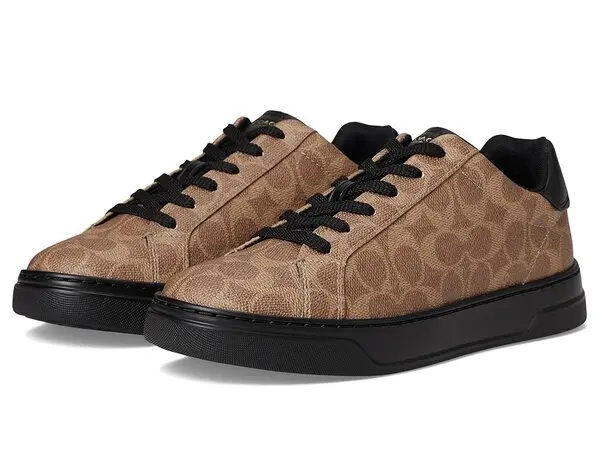 COACH High Line Signature Canvas Lace-up Sneakers - Multi