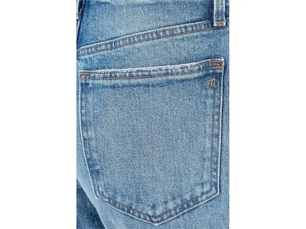 Madewell The Longline Straight Jean In Pickett Wash - Navy