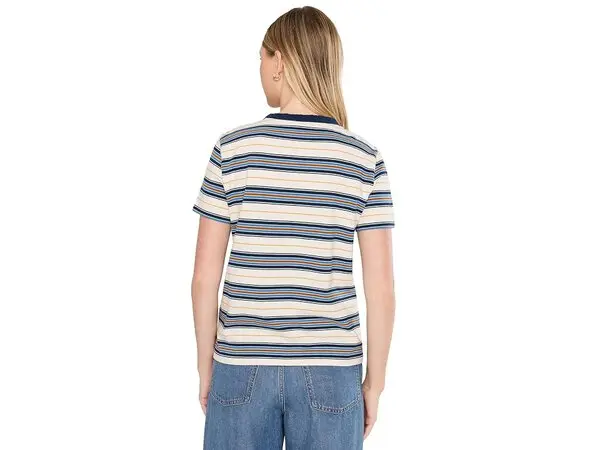 Madewell The Perfect Crewneck Tee Striped Cotton
