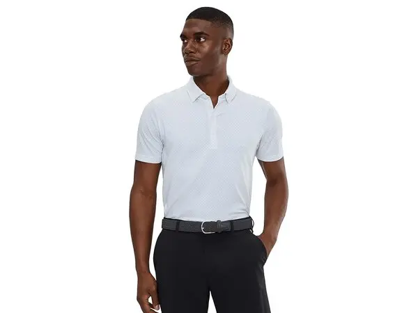 Adidas Ultimate365+ Go-to Print Polo Shirt Clothing - White/grey Three