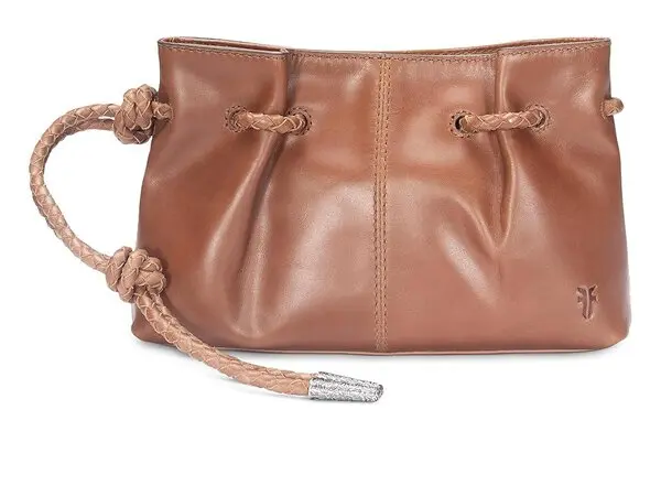 THE FRYE COMPANY Caroline Wristlet Clutch In Antique Pull-up Leather