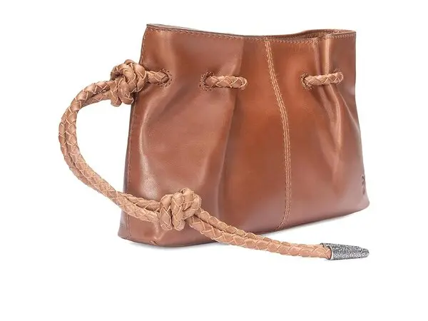 THE FRYE COMPANY Caroline Wristlet Clutch In Antique Pull-up Leather